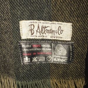 B Altman | Accessories | Vintage B Altman Wool Scarf In Rich Colors ...